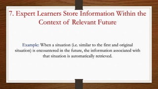 Developing expert-students | PPTX