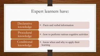 Developing expert-students | PPTX