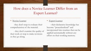 Developing expert-students | PPT