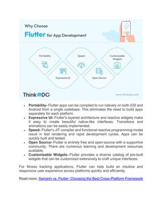 Developing Fitness Tracking Mobile Application with Flutter | PDF