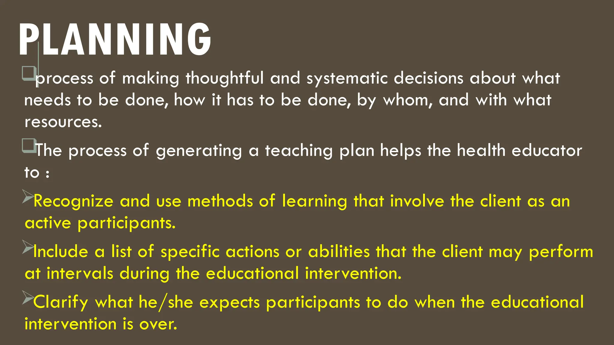 Developing-health-education-plan for nurses | PPTX