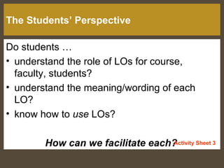 Developing Learning Objectives | PPT