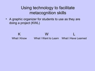 Developing metacognitive-skills | PPT