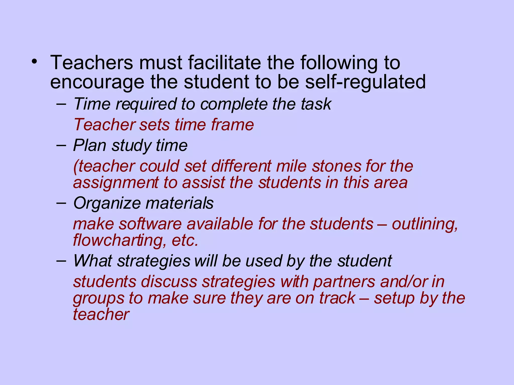 Developing Metacognitive Skills In Your Students | PPT