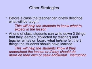 Developing Metacognitive Skills In Your Students | PPT