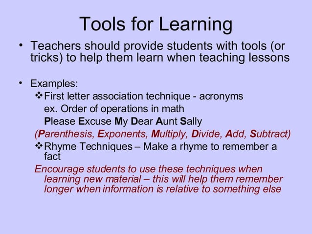 Developing Metacognitive Skills In Your Students | PPT