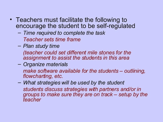 Developing Metacognitive Skills In Your Students | PPT