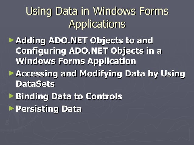 Developing Microsoft .NET Applications for Windows | PPT | Operating Systems | Computer Software ...