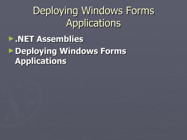 Developing Microsoft .NET Applications for Windows | PPT | Operating ...