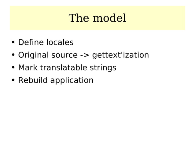 Developing Multilingual Applications | ODP | Programming Languages ...