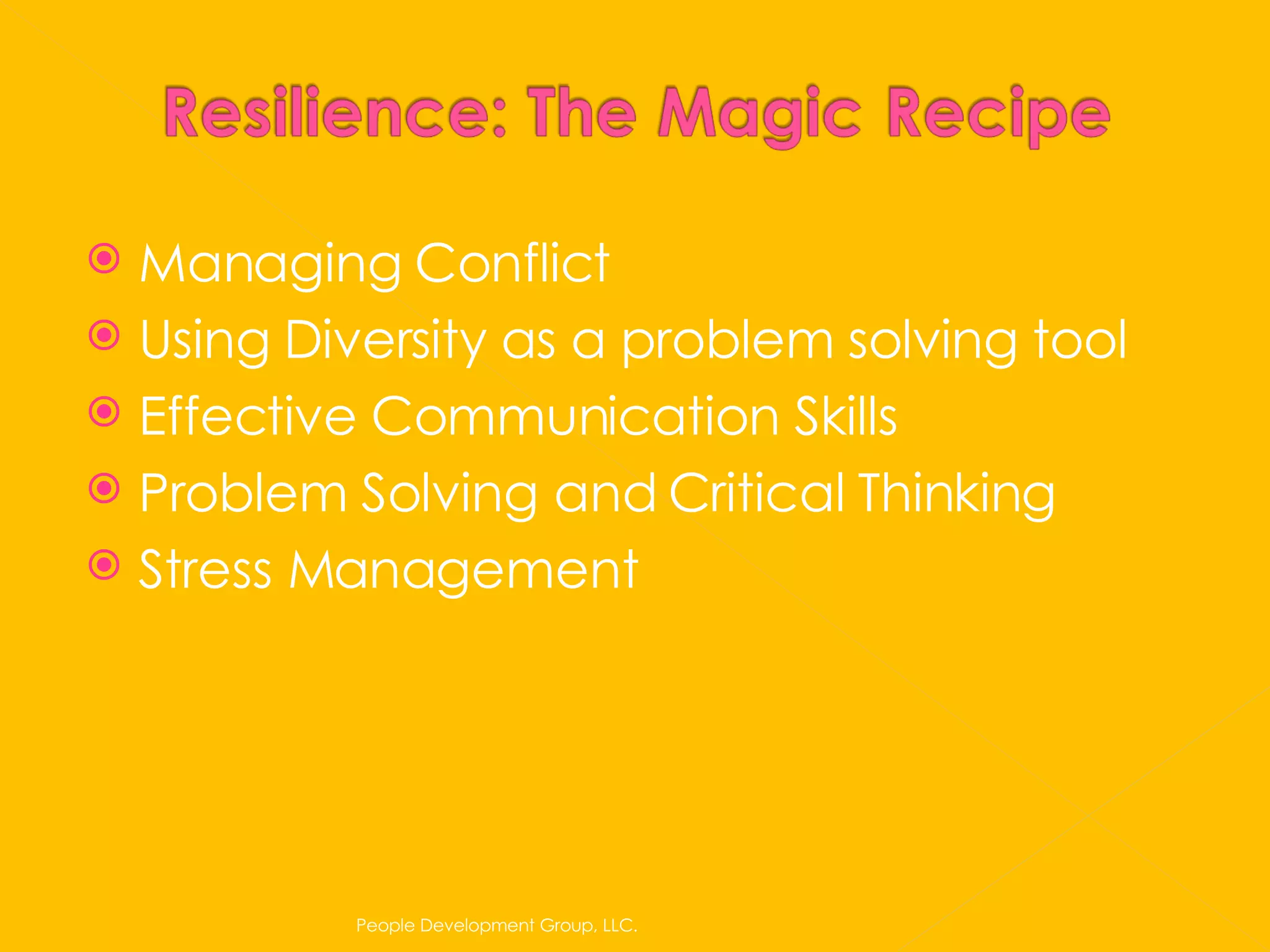 Developing Resilience | PPT