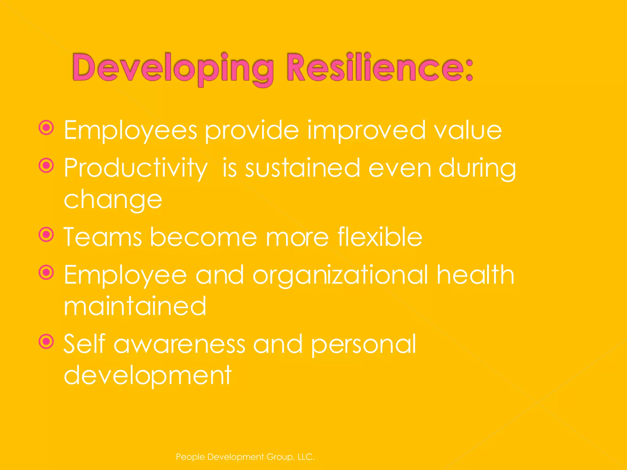 Developing Resilience | PPT