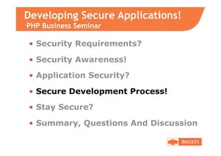 Developing Secure Applications Martin Knobloch | PPT