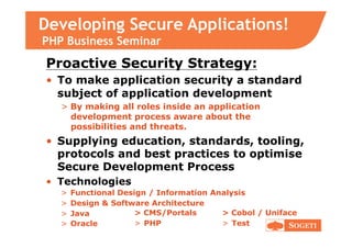 Developing Secure Applications Martin Knobloch | PPT