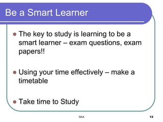 Developing smart-study-skills | PPT
