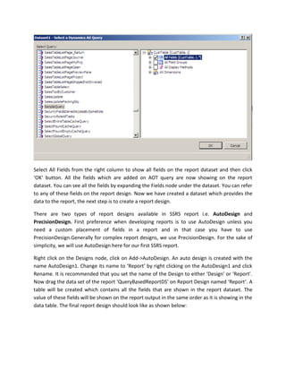 Developing ssrs-reports-for-dynamics-ax-120402001948-phpapp01 | PDF