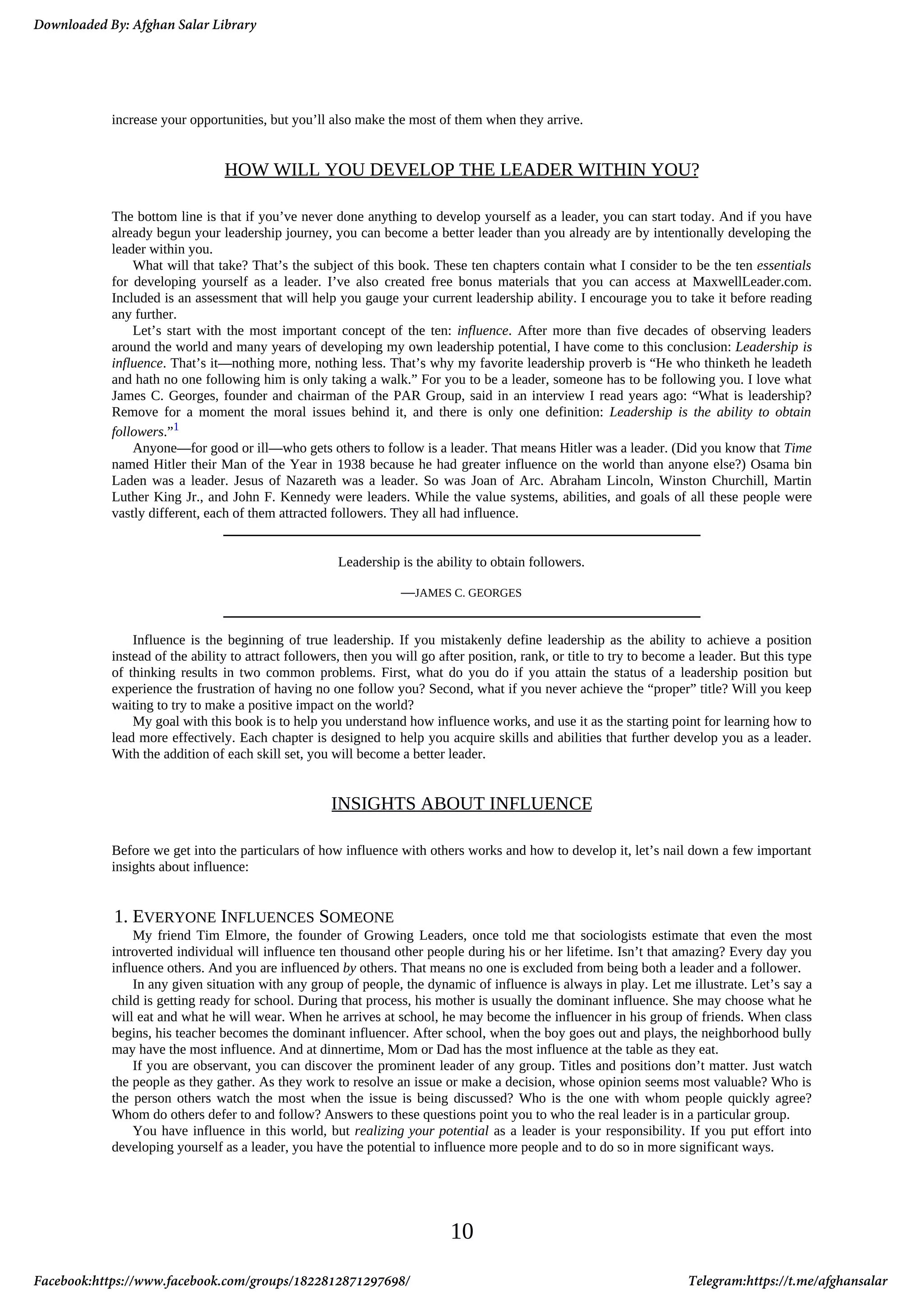 Developing the-leader-within-you-2.0 | PDF