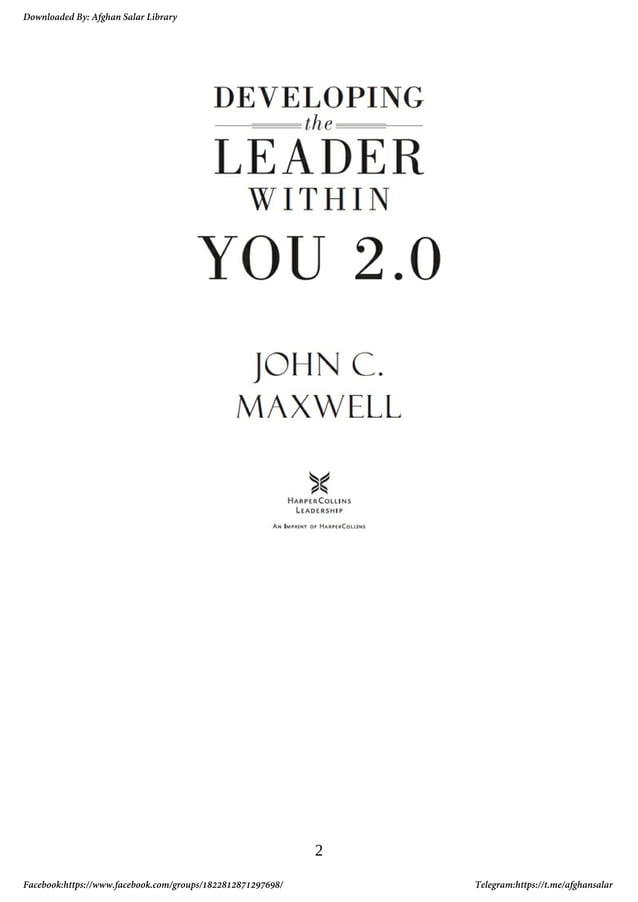 Developing the-leader-within-you-2.0 | PDF
