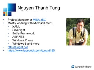 Developing windows phone 7 application with silverlight | PPT