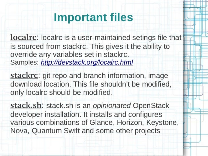 Developing with-devstack