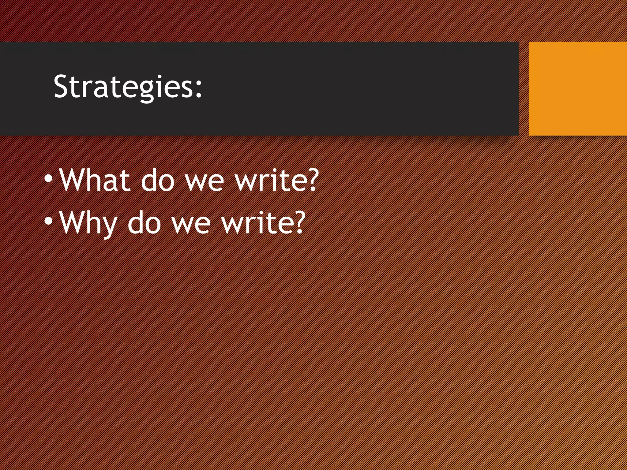 Writing Skills | PPT