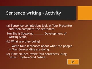 Writing Skills | PPT