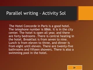 Writing Skills | PPT