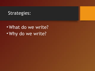 Writing Skills | PPT