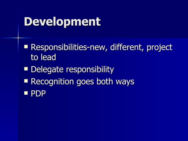 Developing Your Team | PPT