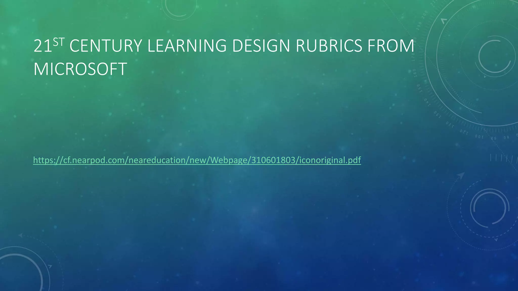 Developing 21st century skills through project based learning | PPTX