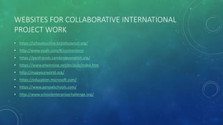 Developing 21st century skills through project based learning | PPTX