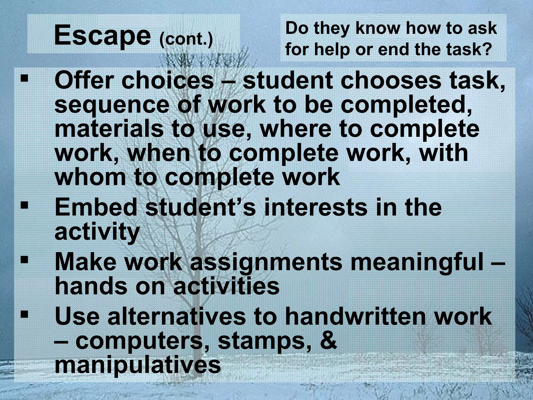 Developing A Behavior Plan | PPT