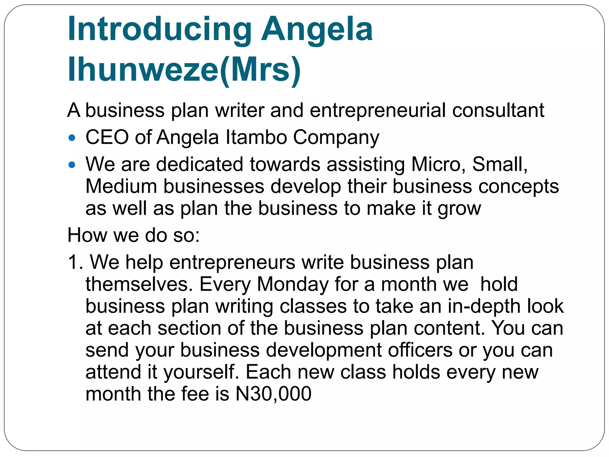 Developing a business model | PPTX