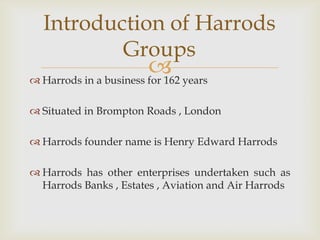 Developing a career path in retail HARROD CASE | PPTX