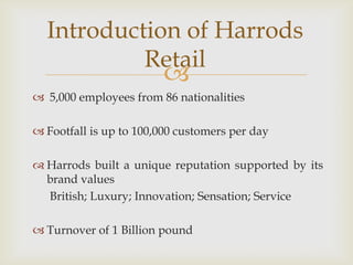 Developing a career path in retail HARROD CASE | PPTX