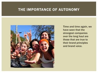 Developing a Cohesive Brand Voice | PPT