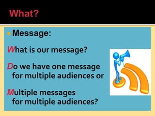 Developing a communication strategy | PPTX