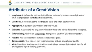 Developing a Compelling Vision Statement - George Fox Center for ...