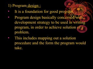 Steps for Developing a 'C' program | PPT