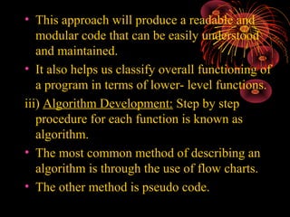 Steps for Developing a 'C' program | PPT