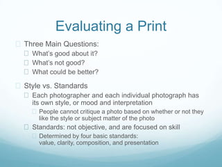 Developing a critical eye ppt | PPTX