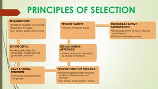 Developing activities and resources for the teaching of | PPTX