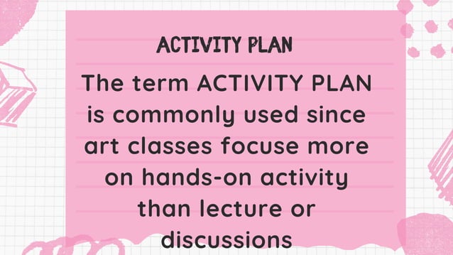 DEVELOPING ACTIVITY PLAN.pdf | Arts and Crafts | Hobbies & Interests
