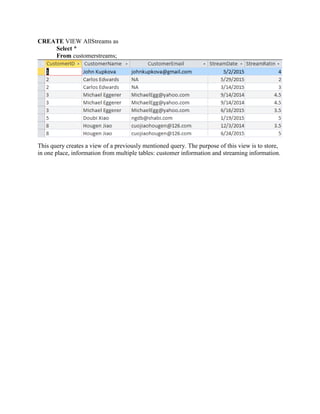Database Project for Netflix (SQL Project) | PDF