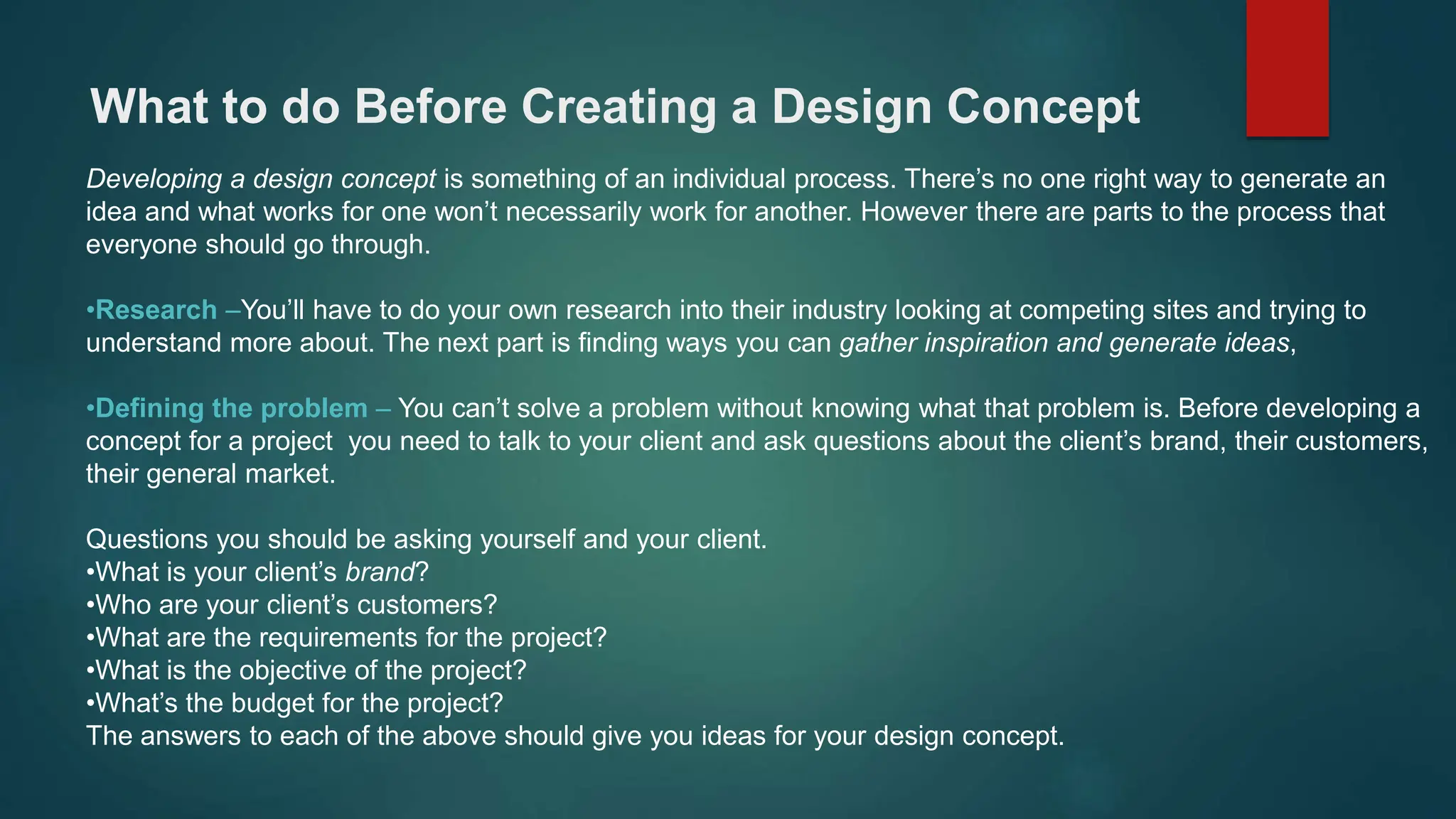 Developing_A_Design_Concept for Architectural or interior design ...