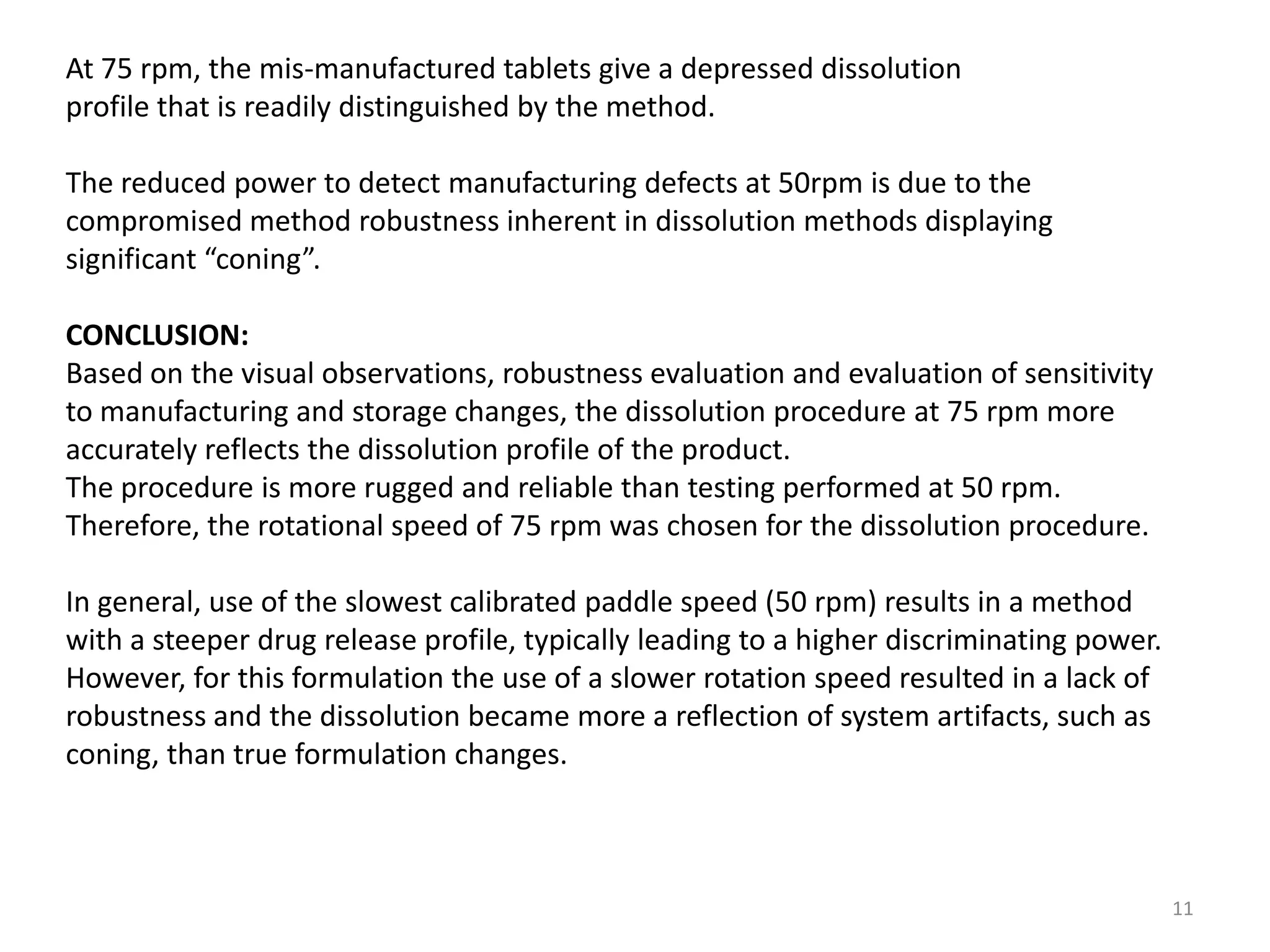 Developing a discriminating dissolution | PDF