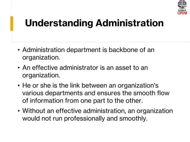Developing administrative and management skills in mitigating their ...