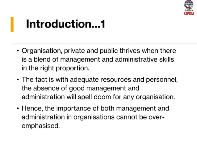 Developing administrative and management skills in mitigating their ...
