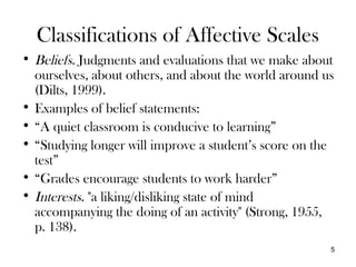 Developing affective constructs | PPT