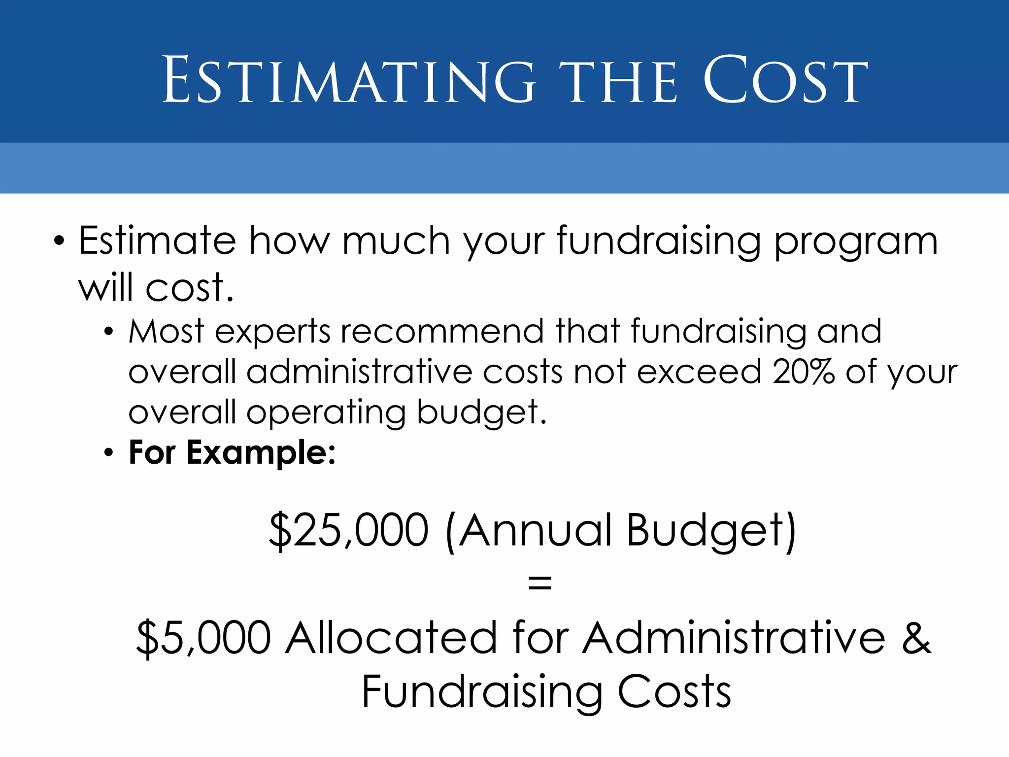 Developing a Fundraising Plan | PDF